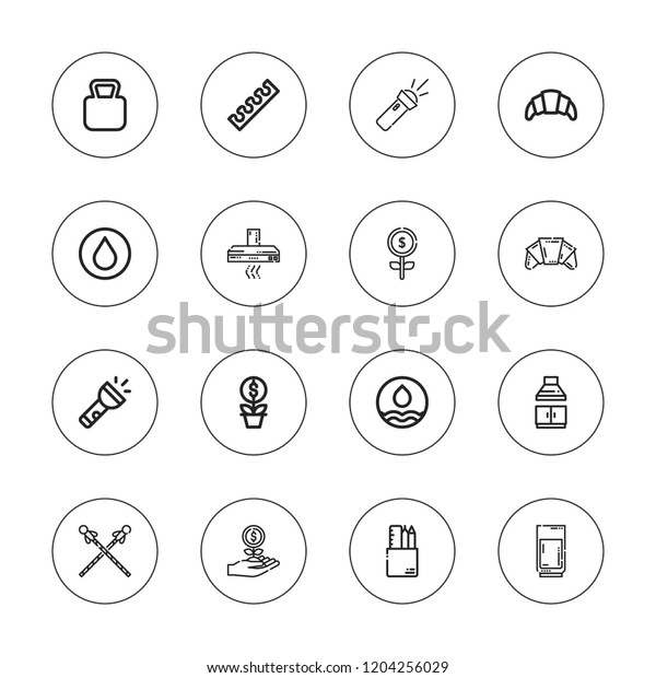 Nobody Icon Set Collection 16 Outline Stock Vector (Royalty Free ...