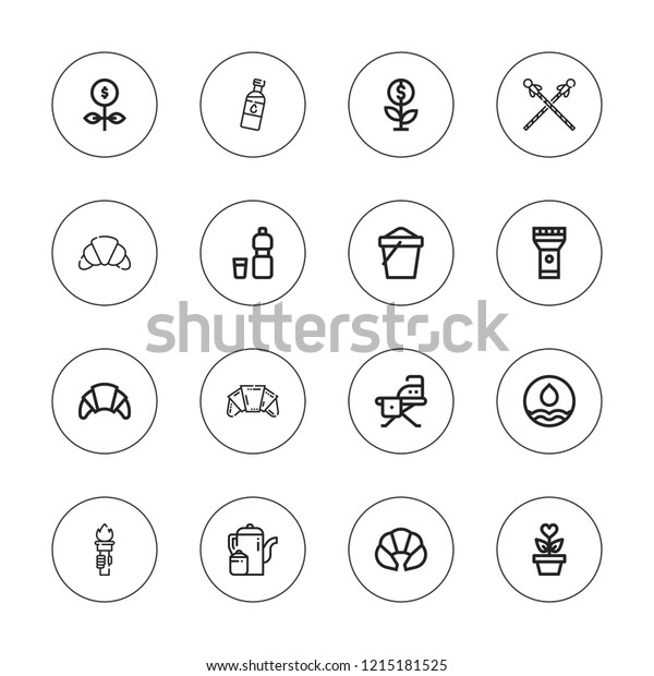 Nobody Icon Set Collection 16 Outline Stock Vector (Royalty Free ...