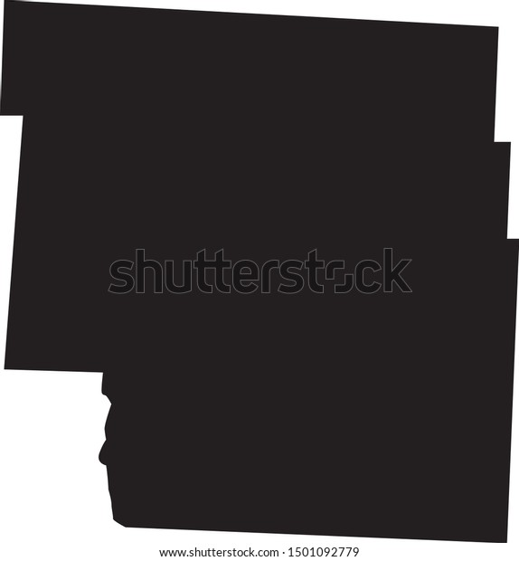 Nodaway County Map Missouri State Stock Vector (Royalty Free ...