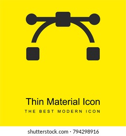 Nodes Bright Yellow Material Minimal Icon Stock Vector (Royalty Free ...