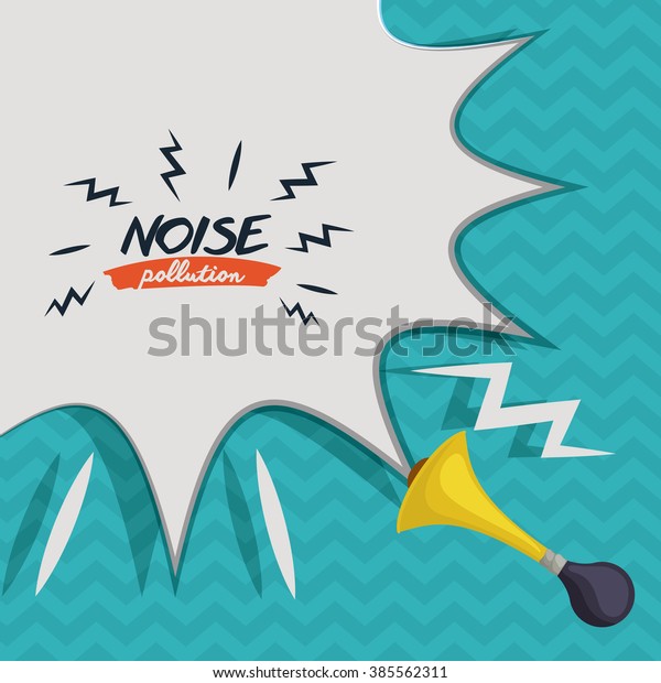 Noise Pollution Design Vector Illustration Eps10 Stock Vector (Royalty ...