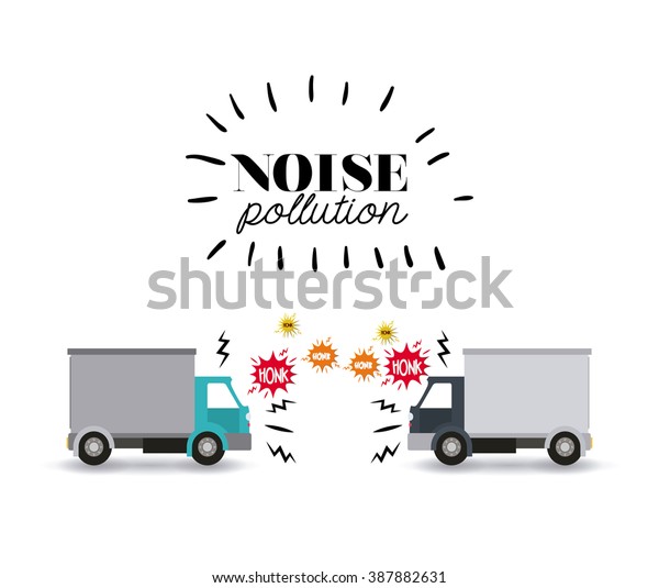 Noise Pollution Design Vector Illustration Eps10 Stock Vector (Royalty ...