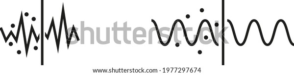 Noise Reduction Icon Vector Illustration Stock Vector (Royalty Free ...