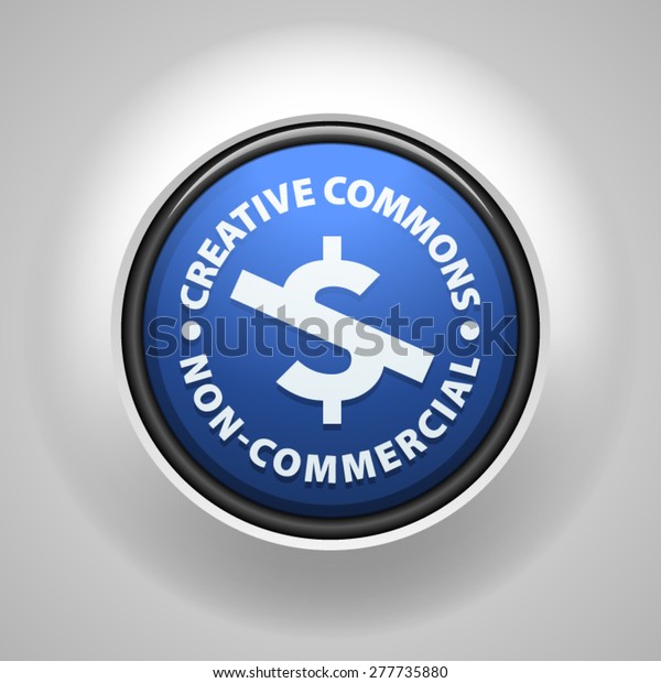 Noncommercial Nc Creative Commons Stock Vector (Royalty Free) 277735880 ...