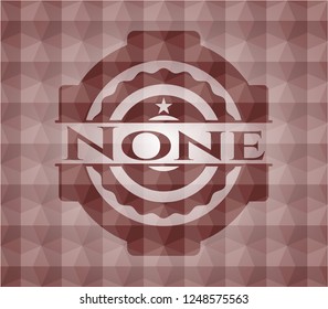 None Red Polygonal Badge Seamless Stock Vector (Royalty Free ...