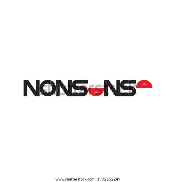Nonsense Letter Logo Design Vector Stock Vector (Royalty Free ...
