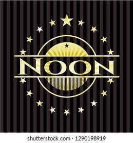 Noon Gold Badge Stock Vector (Royalty Free) 1290198919 | Shutterstock