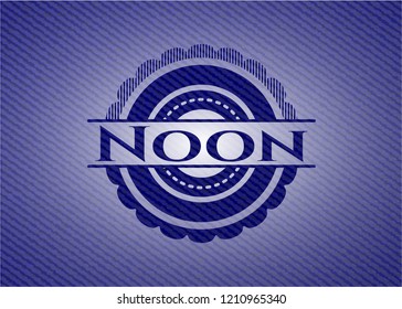 Success Badge Denim Texture Stock Vector (Royalty Free) 1352702381