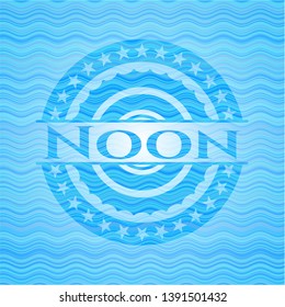 Zoo Sky Blue Water Badge Background Stock Vector (Royalty Free ...