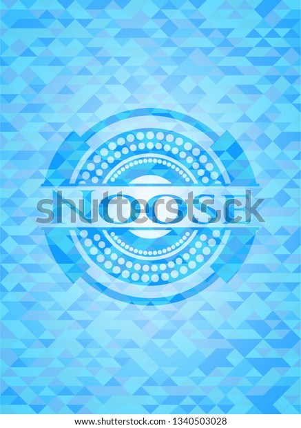 Noose Realistic Light Blue Mosaic Emblem Stock Vector (Royalty Free ...