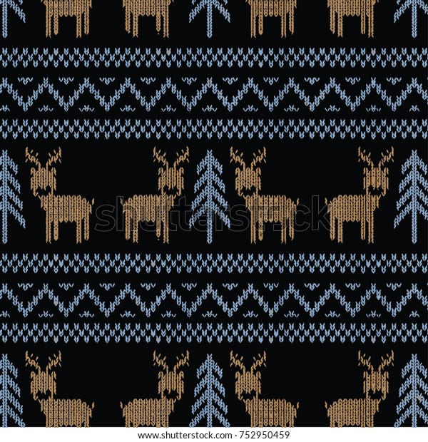 Nordic Traditional Pattern Wallpaper Textile Web Stock Vector (Royalty ...
