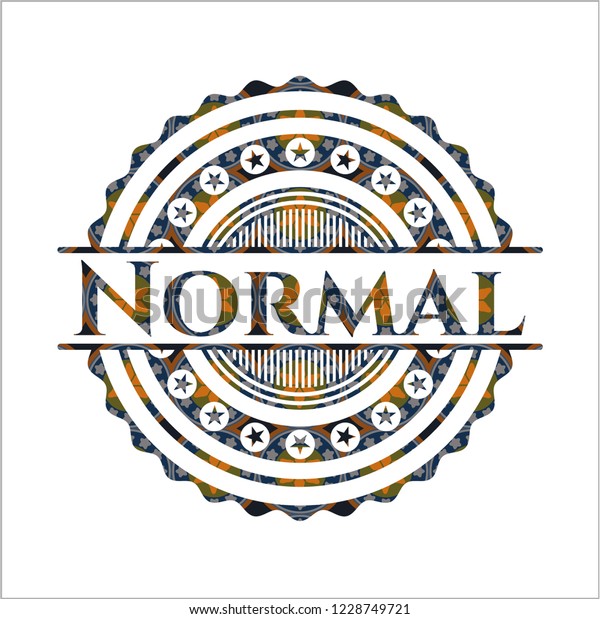 Normal Arabesque Badge Arabic Decoration Stock Vector (Royalty Free ...