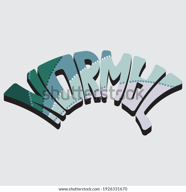 Normal Lettering Unique Handwritten Letters Gradient Stock Vector ...
