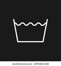 Normal Washing Icon Vector Illustration Flat Stock Vector (Royalty Free ...
