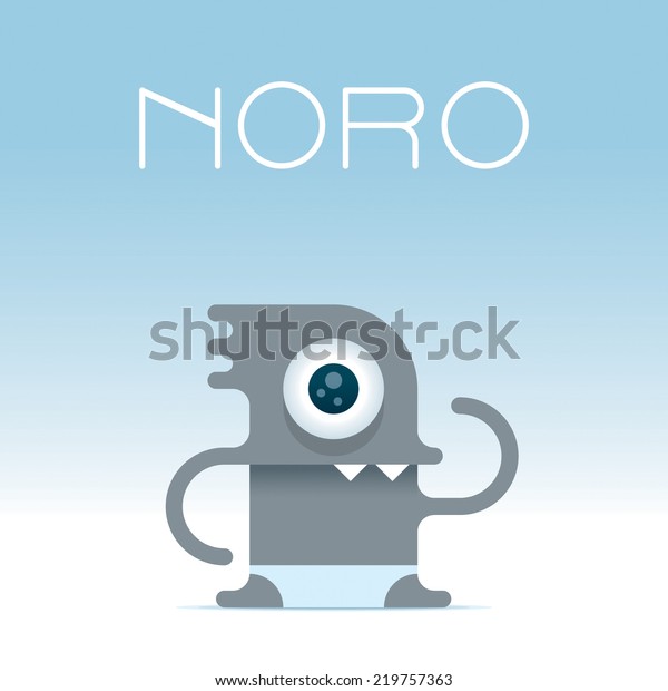 Noro Baby Alien Stock Vector (Royalty Free) 219757363 | Shutterstock