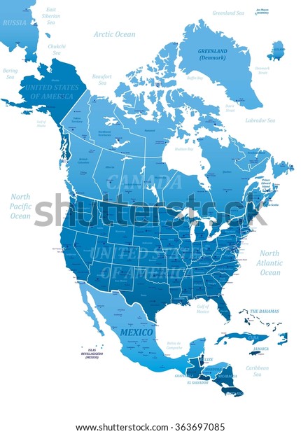 Ilustración de vectores de mapas azules: vector de stock (libre de ...
