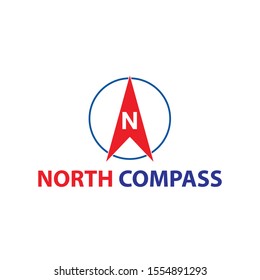 North Compass Direction Logo Concept Stock Vector (Royalty Free ...
