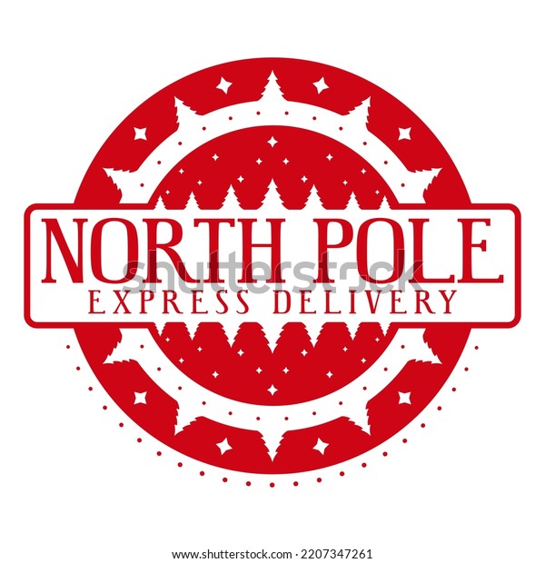 352 North Pole Express Delivery Images, Stock Photos & Vectors ...