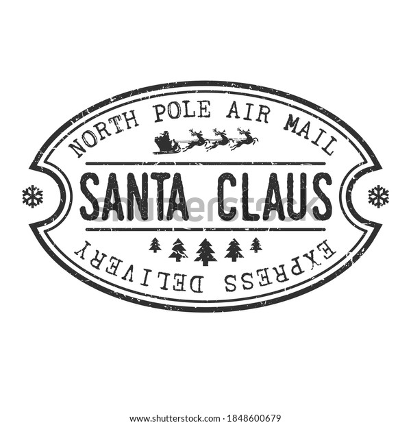 470 Santa Express Stamp Images, Stock Photos & Vectors | Shutterstock