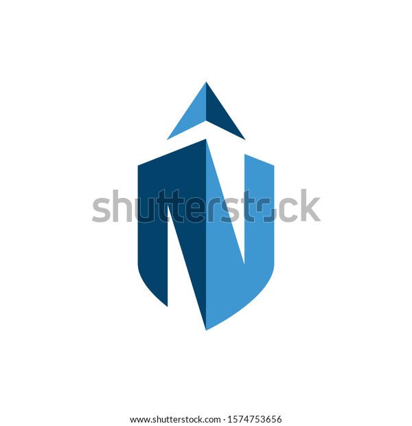 North Sign Logo Concept Logo Design Stock Vector (Royalty Free ...