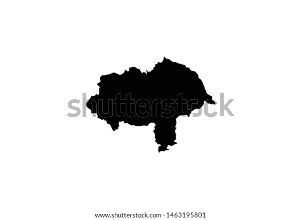 North Yorkshire County Outline Map England Stock Vector (Royalty Free ...