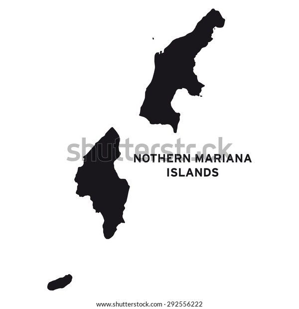 Northern Mariana Islands map vector