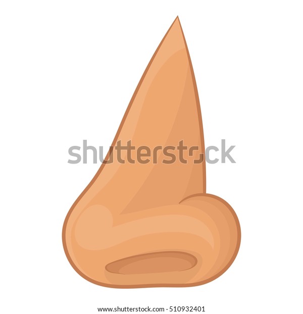 Nose Icon Cartoon Illustration Nose Vector Stock Vector (Royalty Free ...