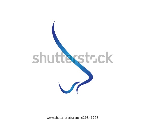 Nose Logo Template Stock Vector (Royalty Free) 639841996