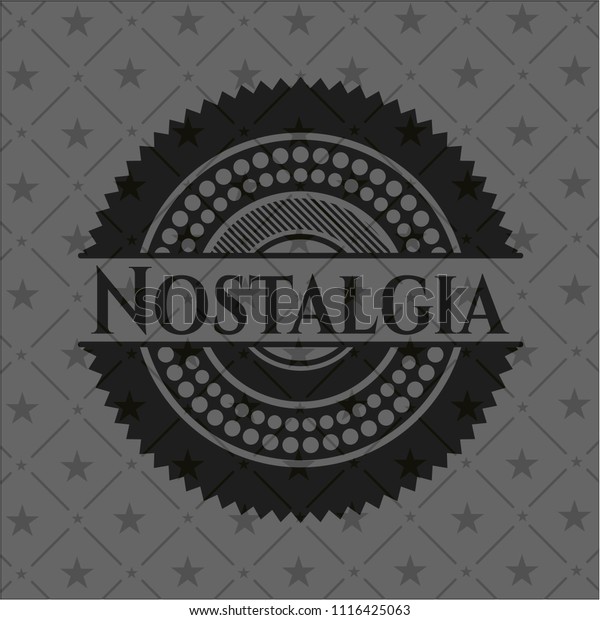 Nostalgia Black Badge Stock Vector (Royalty Free) 1116425063 | Shutterstock
