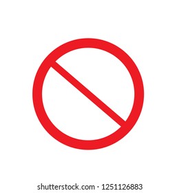 Not Allowed Icon Logo Stock Vector (Royalty Free) 1251126883 | Shutterstock