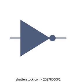Not Gate Icon Vector Image Can Stock Vector (Royalty Free) 2027806091 ...