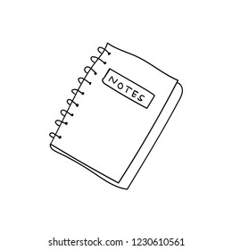 Note Line Art Isolated Stock Vector (Royalty Free) 1230610561 ...