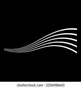 Note Melody Colored Music Staff Treble Stock Vector (Royalty Free ...
