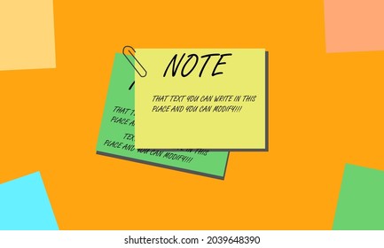 Note Paper Vector Feminine Color Stock Vector (Royalty Free) 2039648390 ...