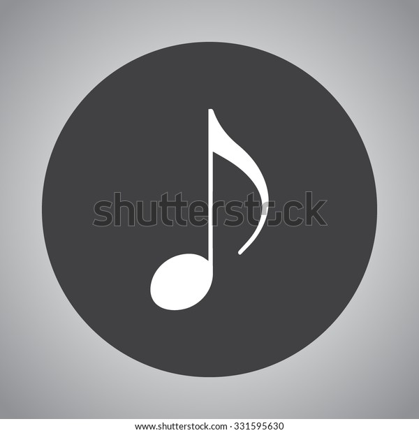 Note Sign Icon Vector Illustration Flat Stock Vector (Royalty Free ...