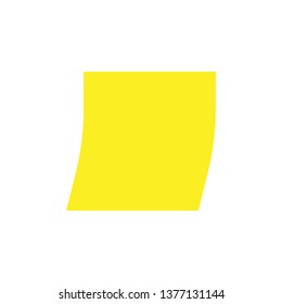 Note Yellow Outline Icon Stock Vector (Royalty Free) 1377131144 ...