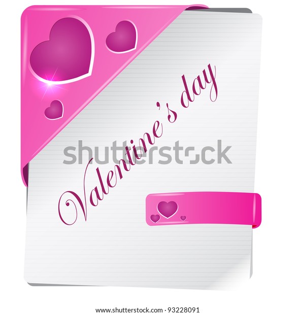 Notebook Design Calendar Stock Vector (Royalty Free) 93228091 ...