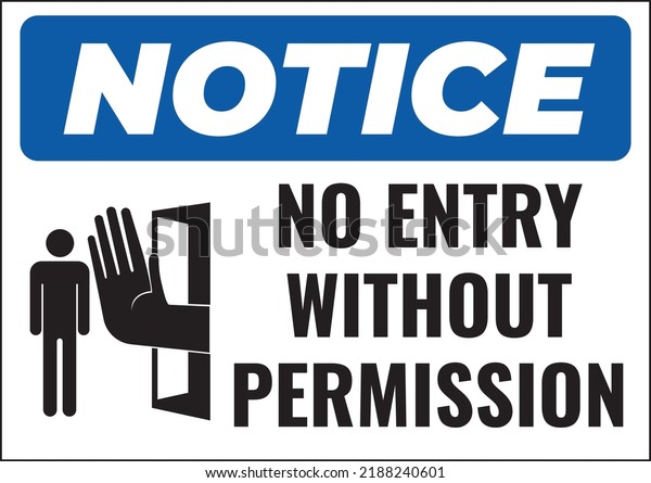notar no entrada sin vector de: vector de stock (libre de regalías ...