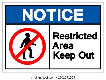 Notice Information Banner Set Restricted Area: เวกเตอร์สต็อก (ปลอดค่า ...