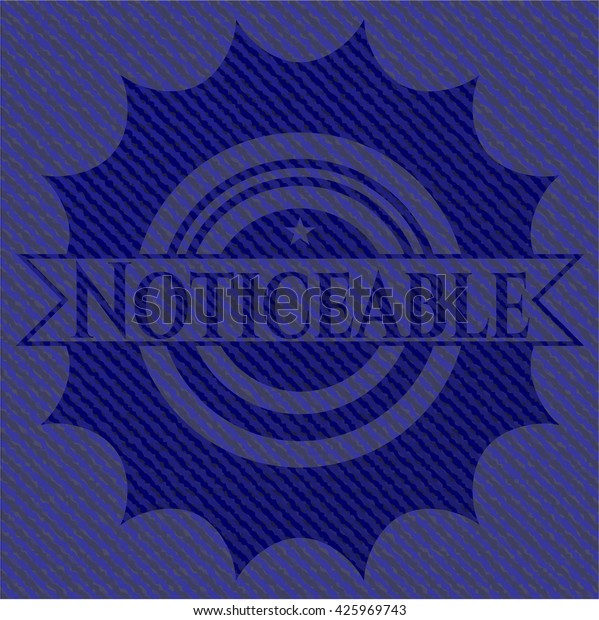 Noticeable Denim Background Stock Vector (Royalty Free) 425969743 ...