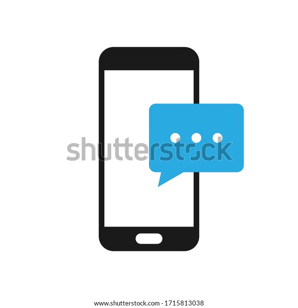 Notification On Screen Smartphone Sms Form Stock Vector (Royalty Free ...