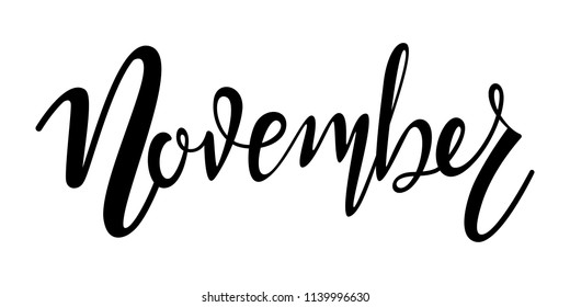 Welcome Lettering Handwritten Modern Calligraphy Brush Stock Vector ...