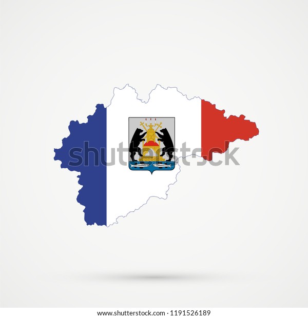 Novgorod Oblast Map Novgorod Oblast Flag Stock Vector (Royalty Free ...