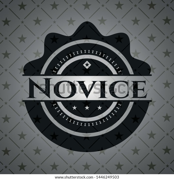 Novice Dark Badge Vector Illustration Detailed Stock Vector (Royalty ...
