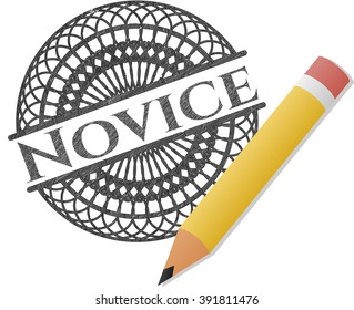 Novice Pencil Effect Stock Vector (Royalty Free) 391811476 | Shutterstock