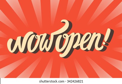 551 Now open billboard Images, Stock Photos & Vectors | Shutterstock