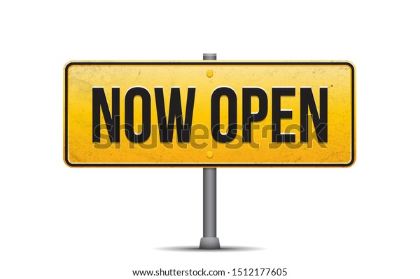 Now Open Word Concept Now Open Stock Vector (Royalty Free) 1512177605 ...