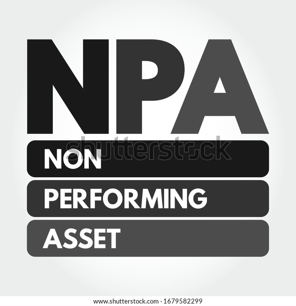 Npa Non Performing Asset Acronym Business Stock Vector (Royalty Free ...