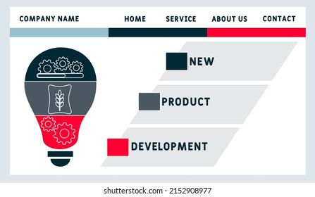 Npd New Product Development Acronym Business Stock Vector (Royalty Free ...