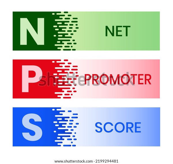 Nps Net Promoter Score Acronym Business Stock Vector (Royalty Free ...